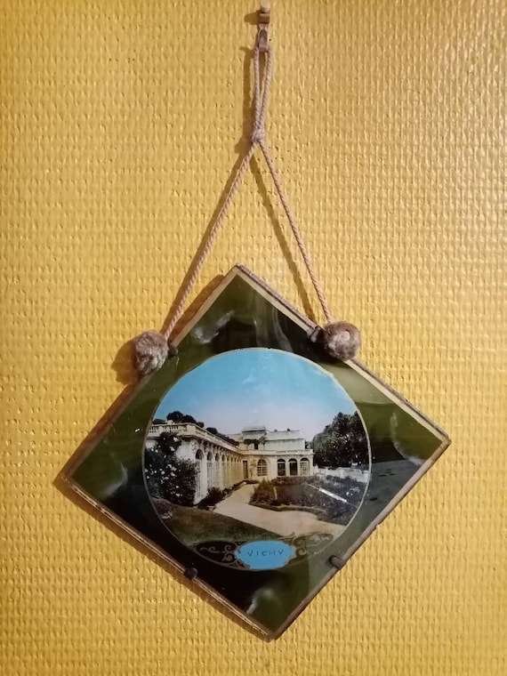 Vintage French 1950's Vichy Opera House Souvenir in Glass - Etsy