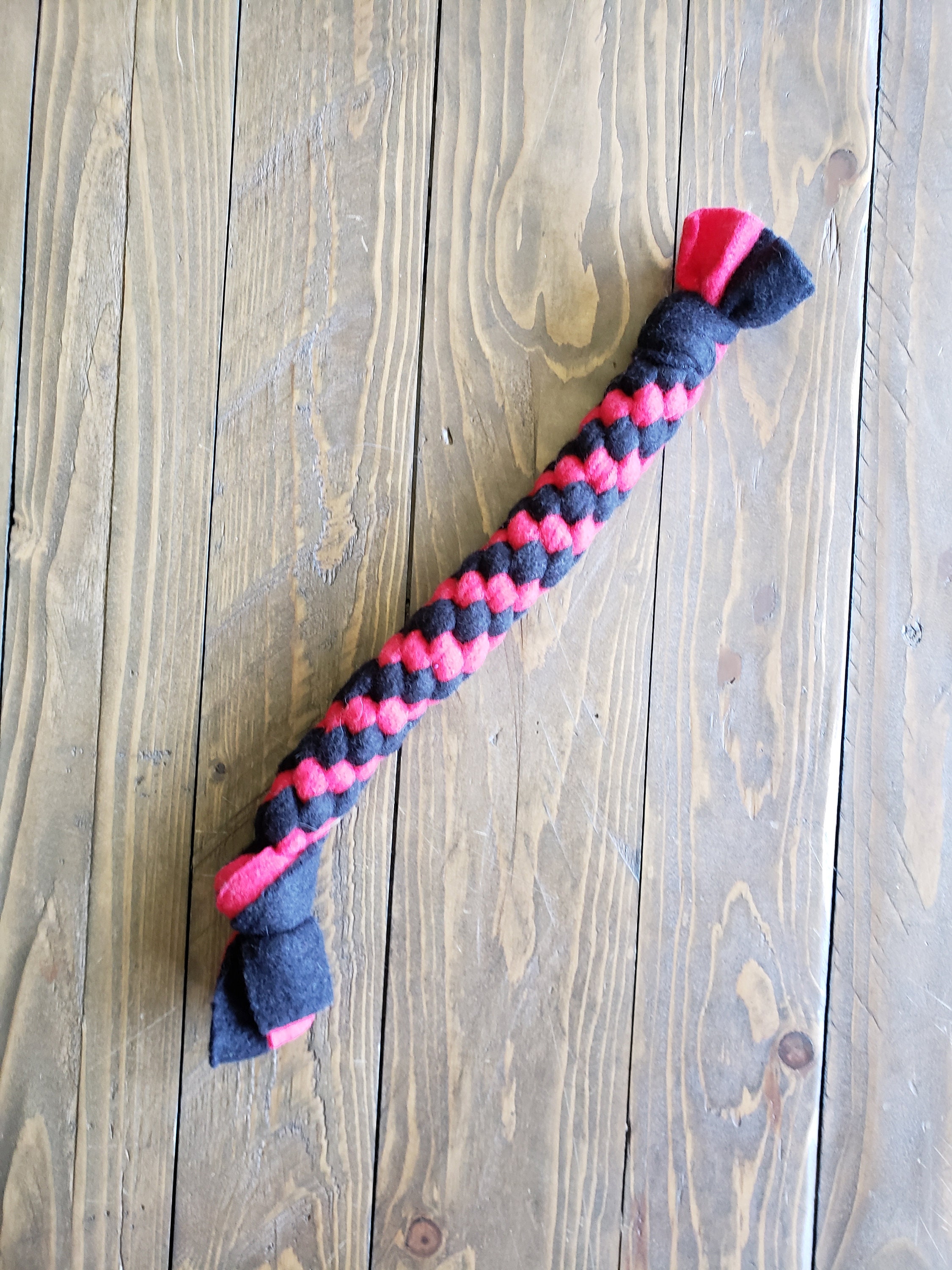 Small Braided Dog Toy Dog Toys Fleece Tug & Toss Dog Toy - Etsy