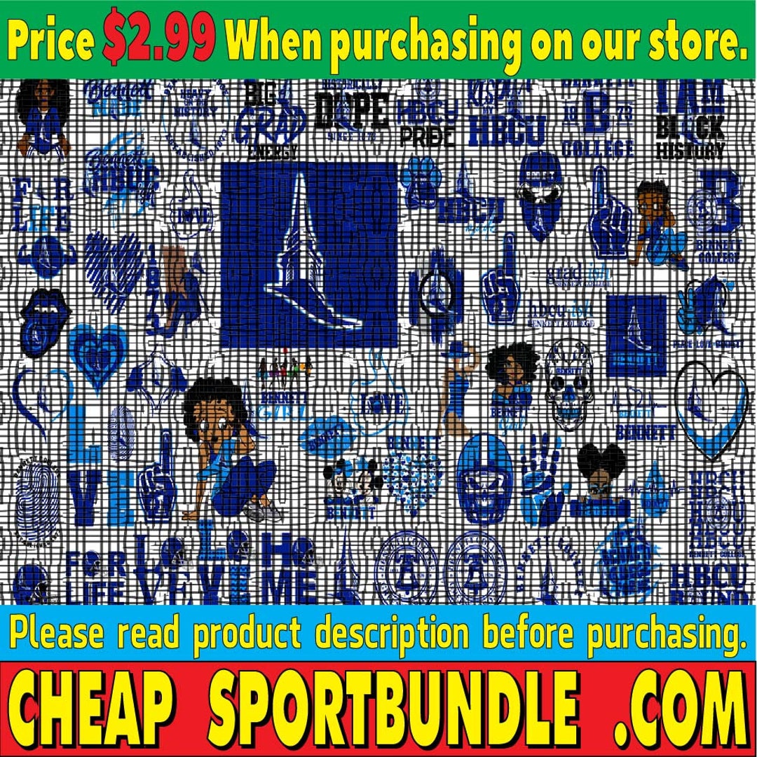 Bennett College Svg, HBCU Svg Collections, HBCU Svg, Football Svg, Mega ...