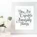 You Are Capable of Amazing Things Printable, Motivational Wall Art ...