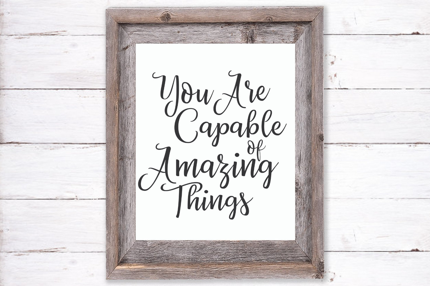 You Are Capable of Amazing Things Printable, Motivational Wall Art ...