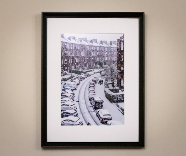 Hyndland Glasgow Photographic Print | A4 & A3 Available | Tenement A4 ...