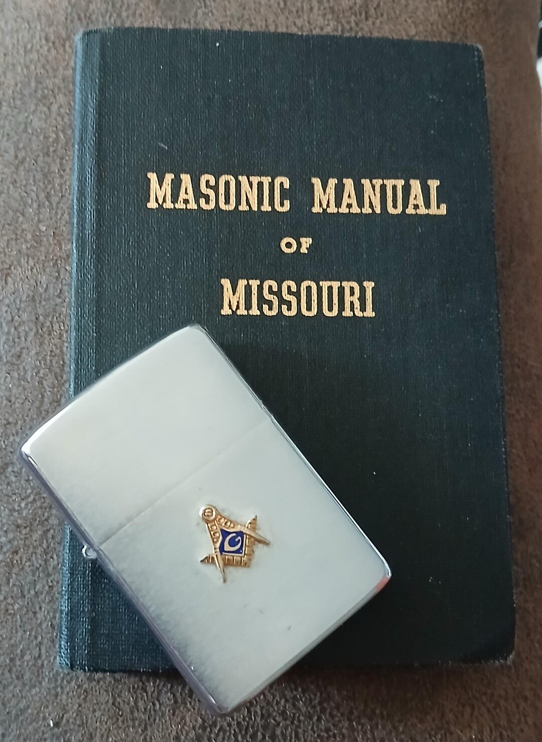 Vintage Zippo Mason's Masonic Freemasons Lighter and 1947 Masonic ...