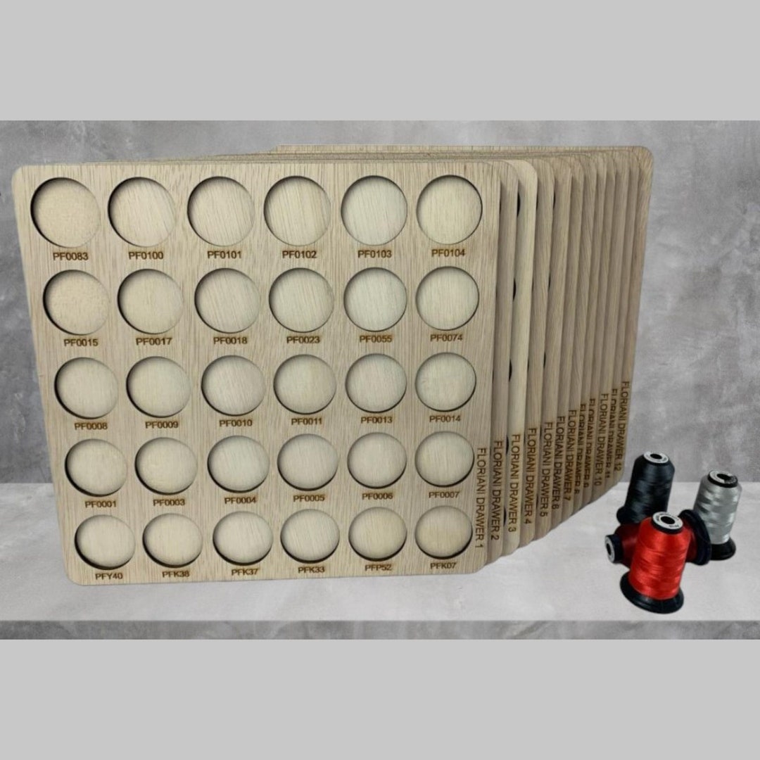 Floriani Embroidery Thread Storage Trays Thread Spool Organizers ...