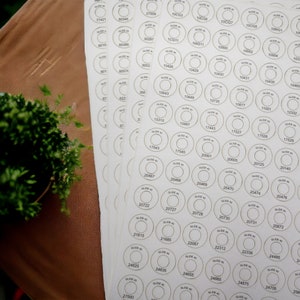Glide Spool Stickers | Embroidery Thread | Spool Sticker | Easy-to-read ...