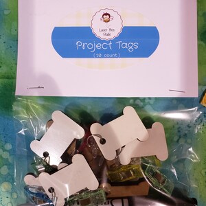 Project Tags, in the Hoop Organizer, Dry Erase Tags, Embroidery Tag ...