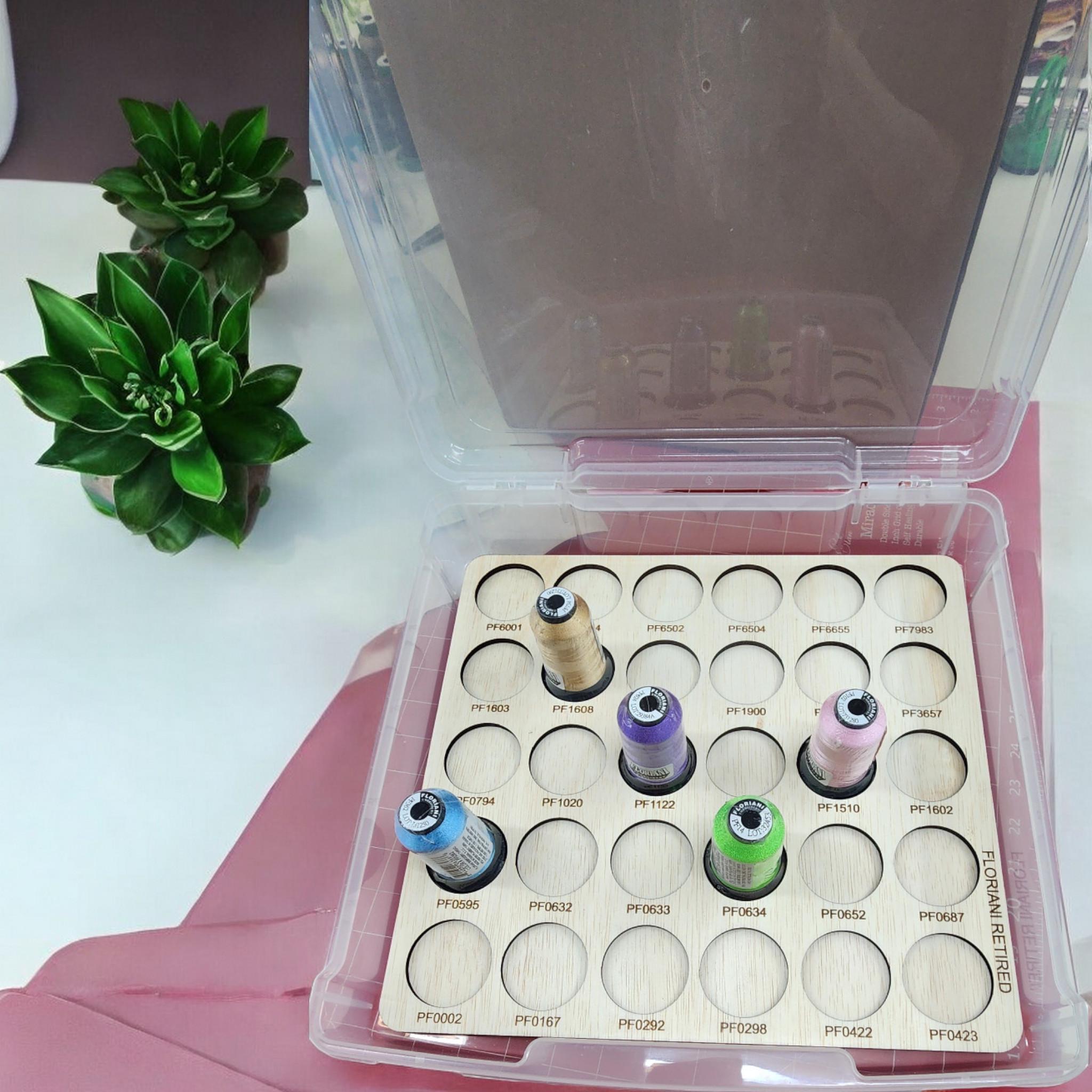 Floriani Retired Colors Thread Storage Trays | Storage Trays | Floriani ...