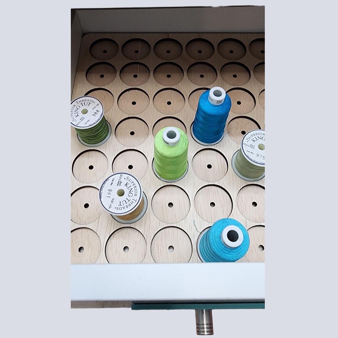 Kallax Drawer Thread Storage Trays | Thread Spool Organizers ...