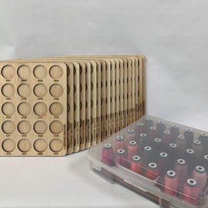 Isacord Embroidery Thread Storage Trays | Thread Spool Organizers ...