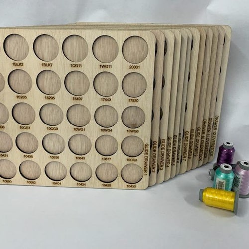 Embroidery Garden Exclusive Thread Drawer Inserts - Etsy