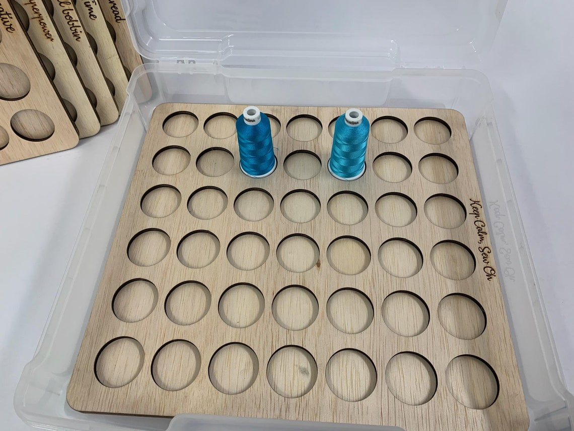 Madeira/coats & Clark Thread Drawer Inserts - Etsy