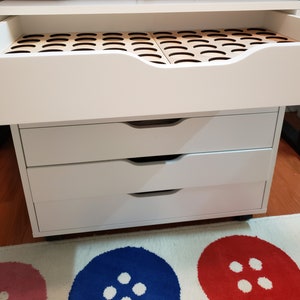 Ikea Alex 6-drawer Unit Thread Storage Trays | Thread Spool Organizers ...