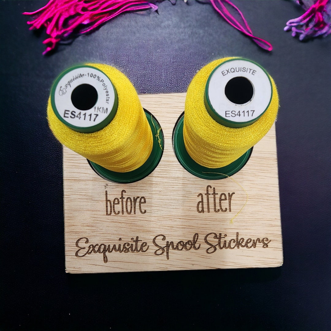 Exquisite Spool Stickers | Embroidery Thread | Spool Sticker | Easy-to ...