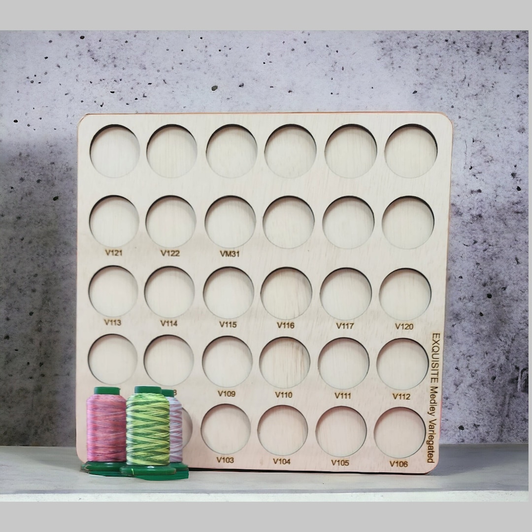 DIME Medley Variegated 40wt Embroidery Thread Storage Trays | Thread ...