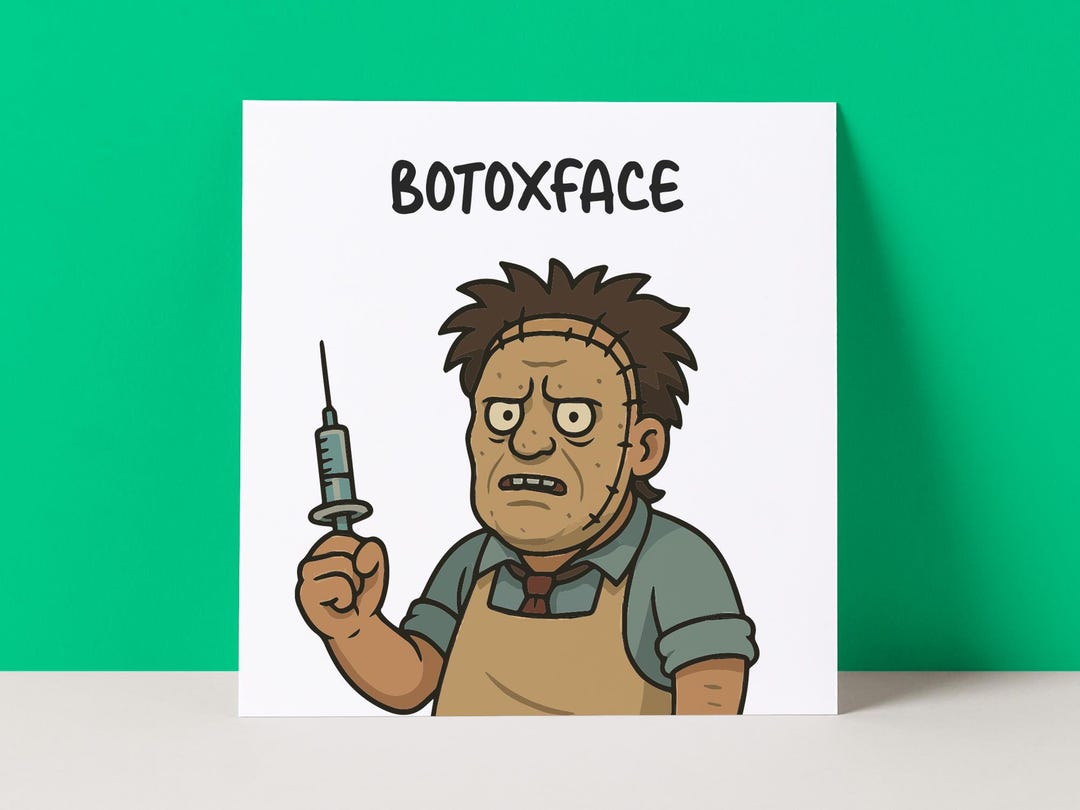 Leatherface Birthday Card: Funny Horror Movie Card - Etsy