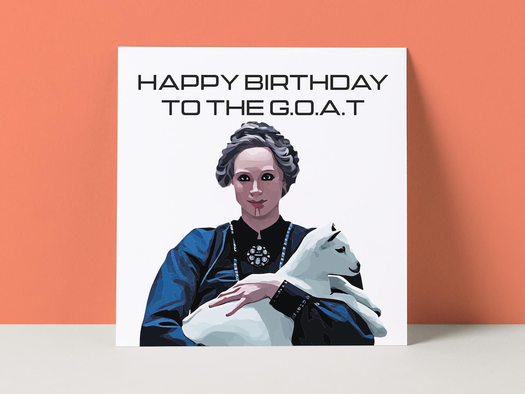 Severance Birthday Card | Funny Severance Card | Emile the Goat - Etsy