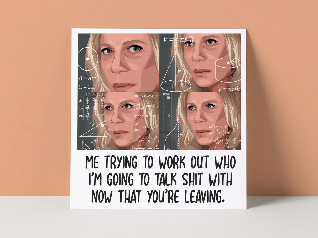 Funny Colleague Leaving Card: Meme New Job Goodbye - Etsy
