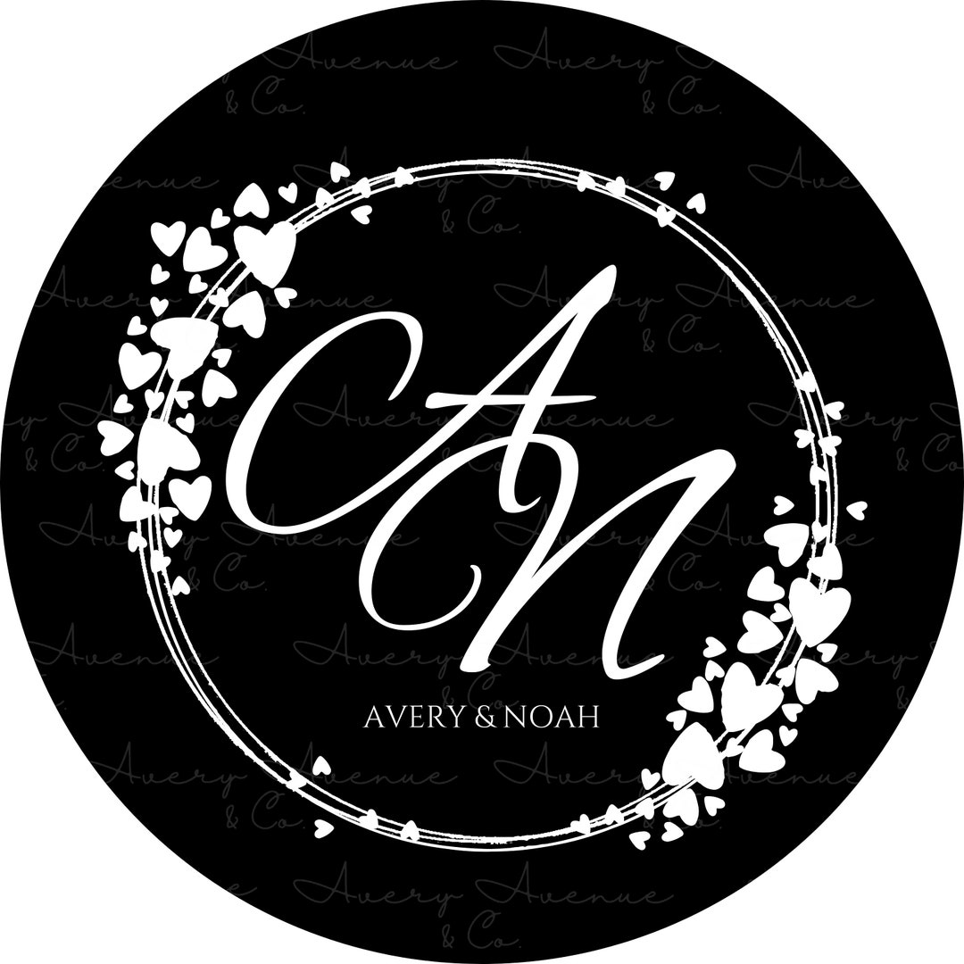 Digital Gobo Monograms for Wedding or Event, Customizable Gobo ...