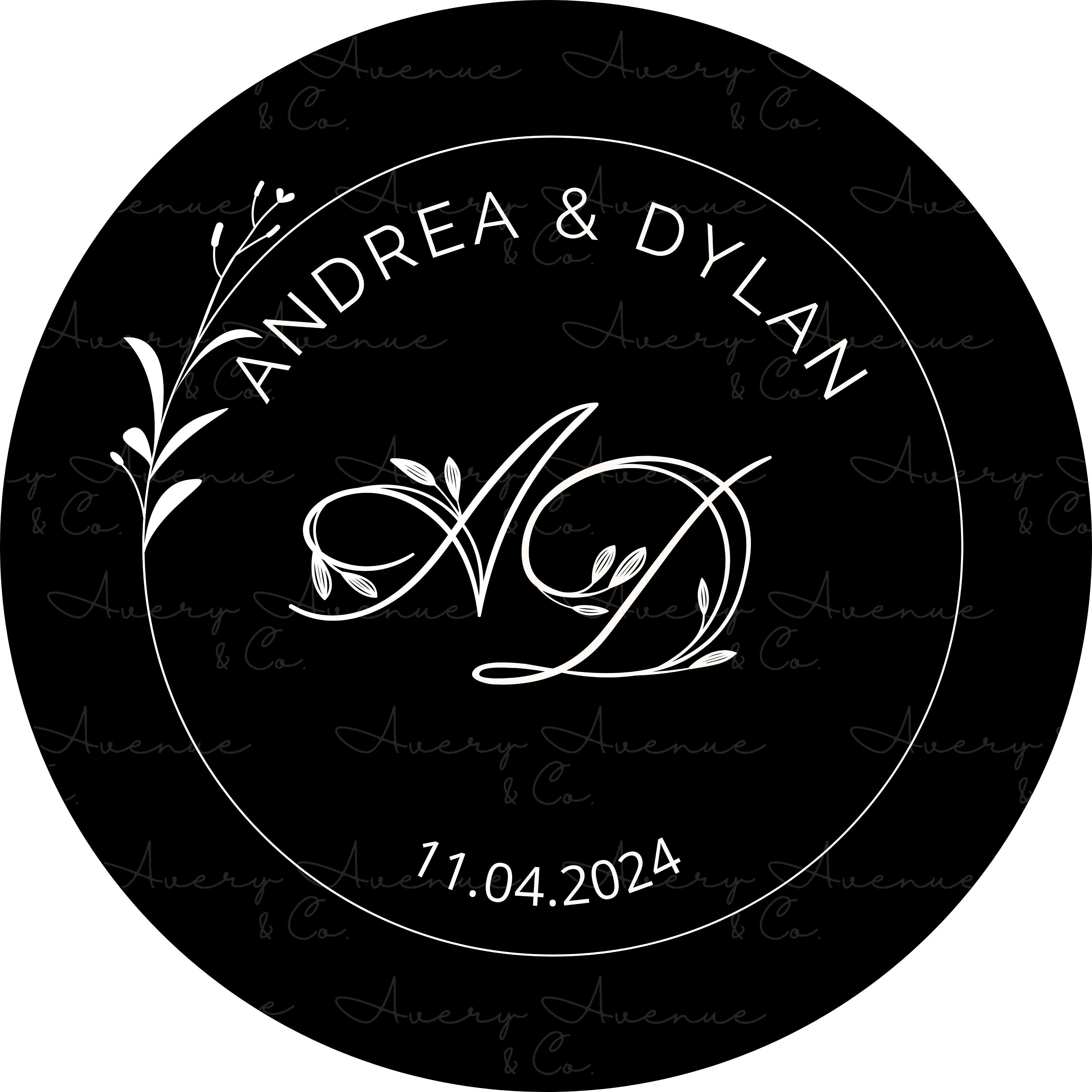 Digital Gobo Monograms for Wedding or Event Customizable - Etsy