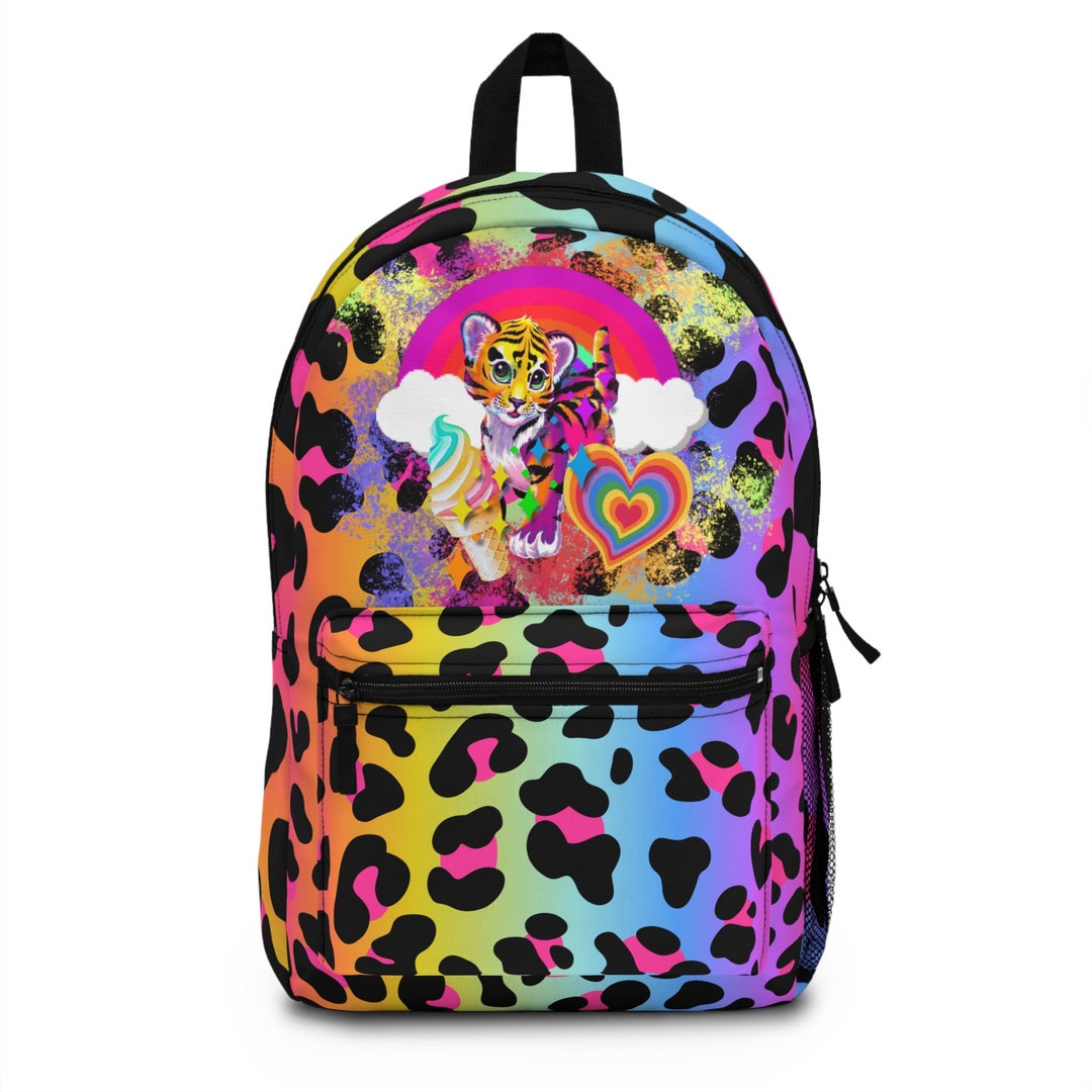 Lisa Frank 80s, 90s Leopard, Rainbow, Backpack, Back to School, Kids ...