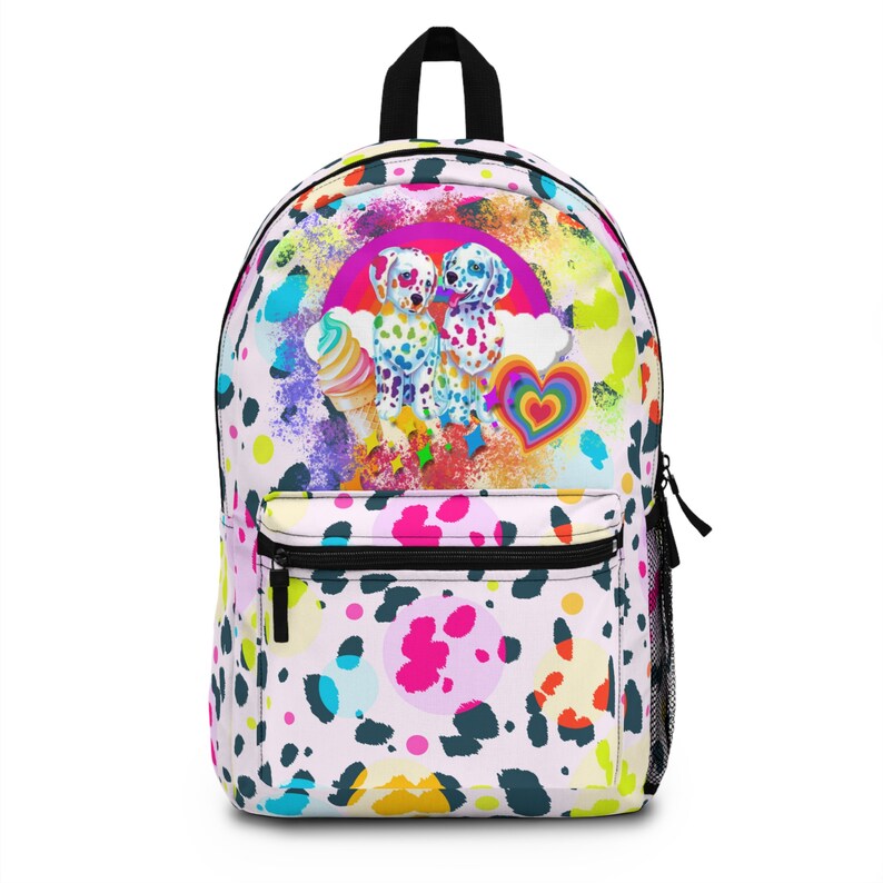 Lisa Frank 80s 90s Dalmatian Rainbow Backpack Back to - Etsy