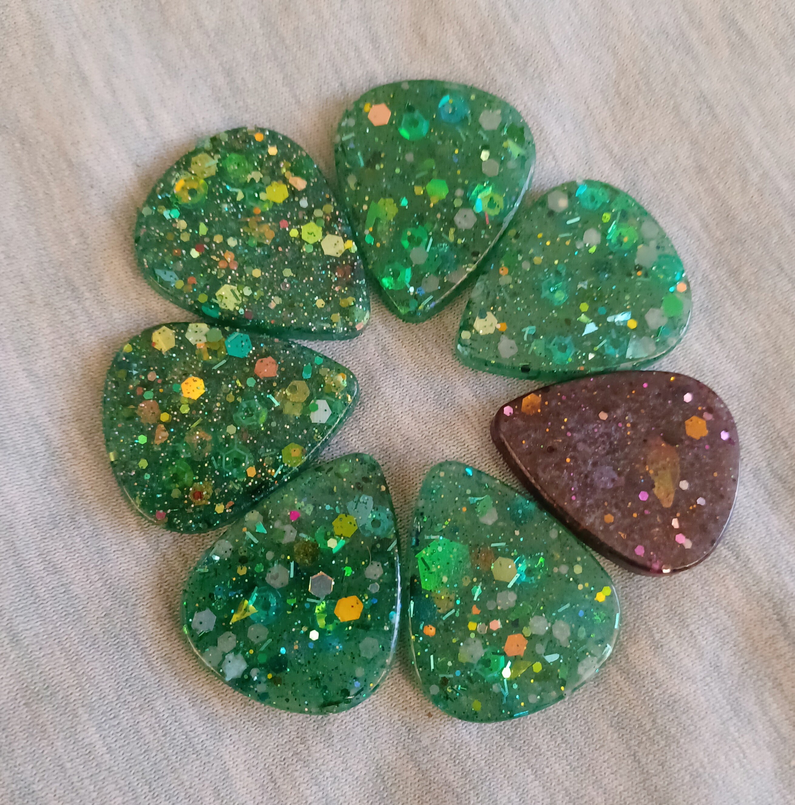 Resin Guitar Picks - Etsy