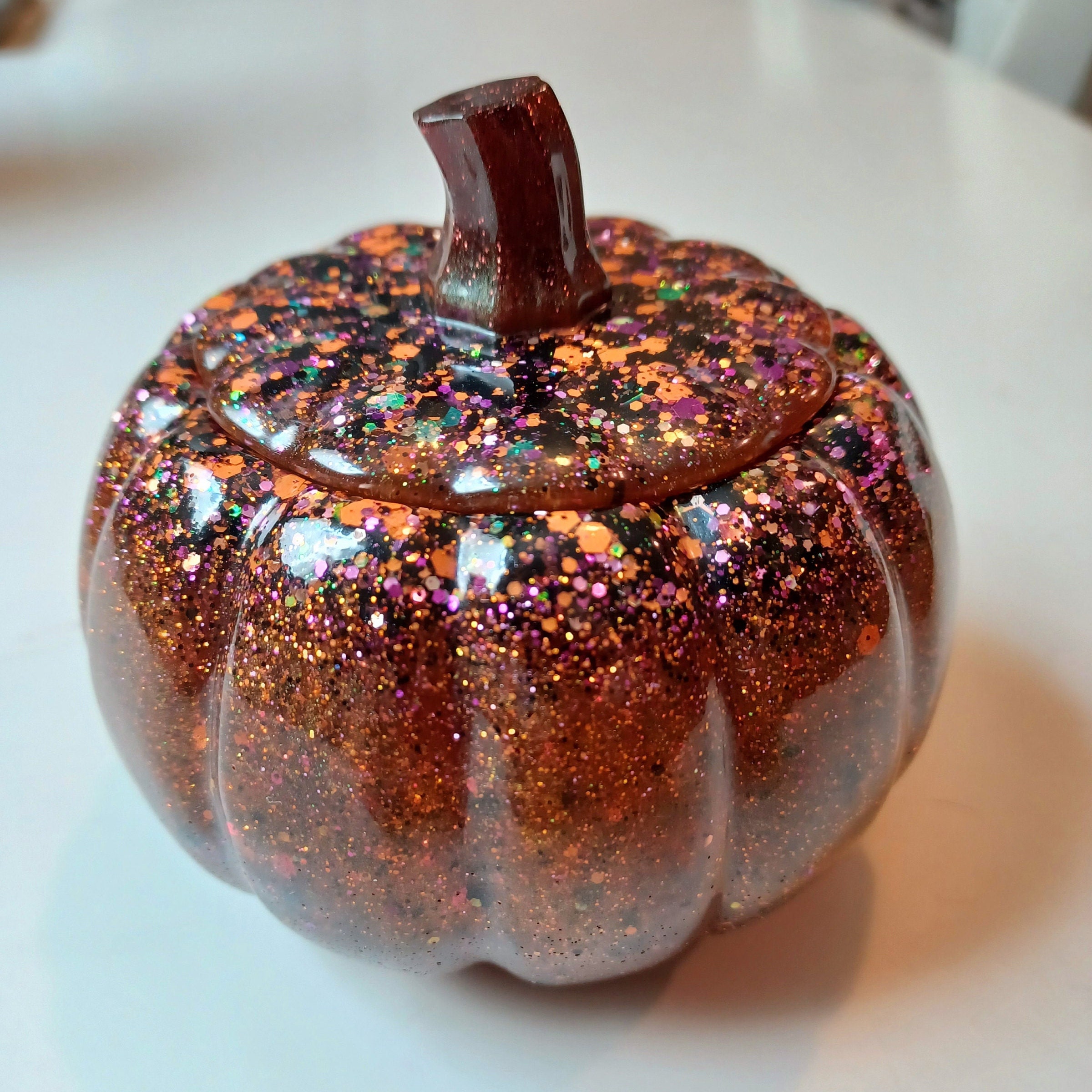 Resin Pumpkin Jar With Lid - Etsy