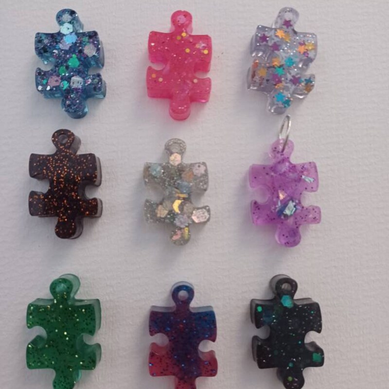 Puzzle Piece Charms - Etsy