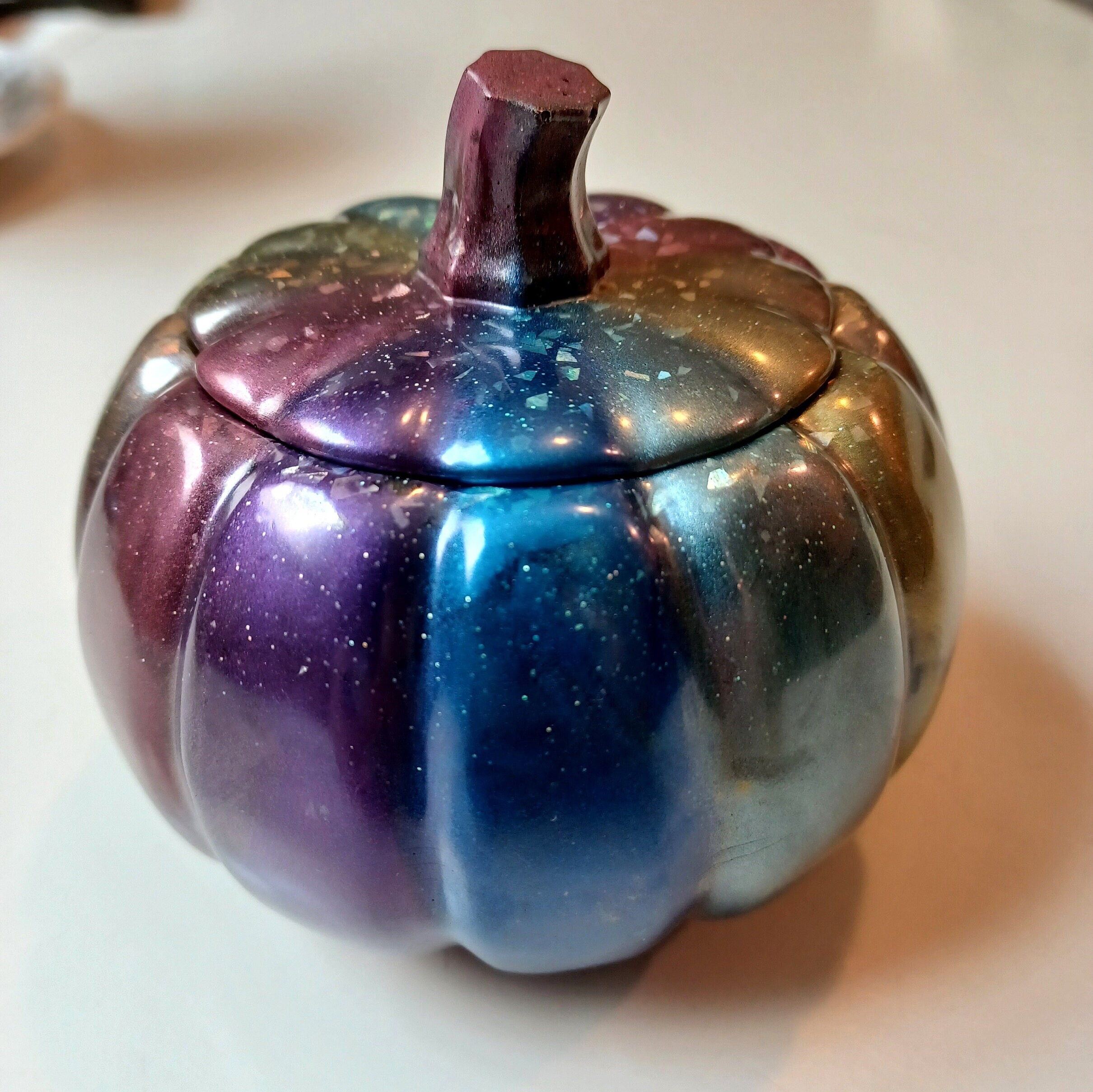 Resin Pumpkin Jar With Lid - Etsy