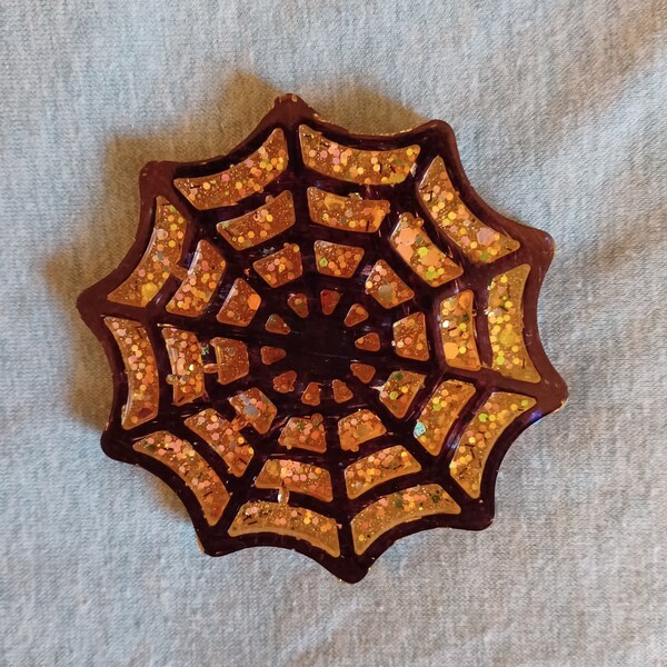Resin Spider Web Coasters - Etsy