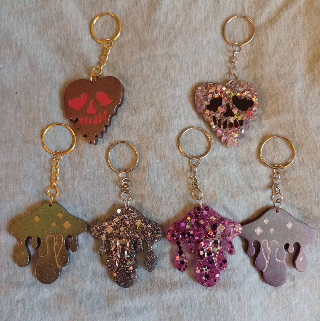 Resin "poison" Keychains - Etsy