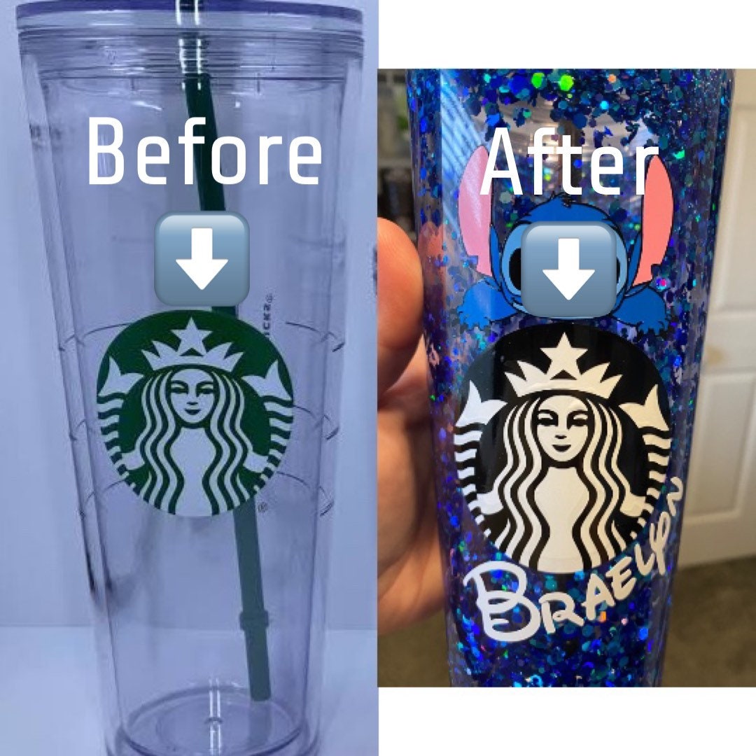 Starbucks Siren Decals. 24oz Tumbler Size. Vinyl Decal, Vinyl Sticker ...