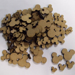 MDF Themed Mickey Head Wedding Table Confetti, Decoration ...