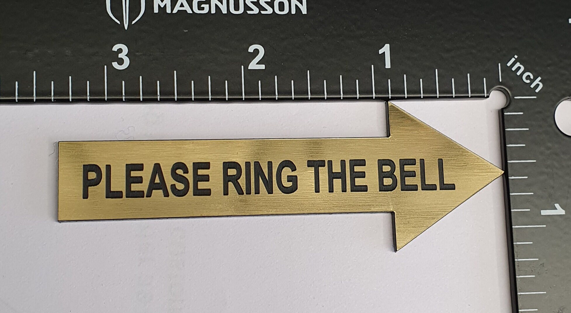 Please Ring the Bell Arrow Shapes Door Sign - Etsy