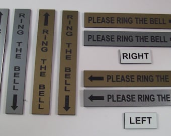 1 X 2 Please Ring the Bell Door Sign - Etsy