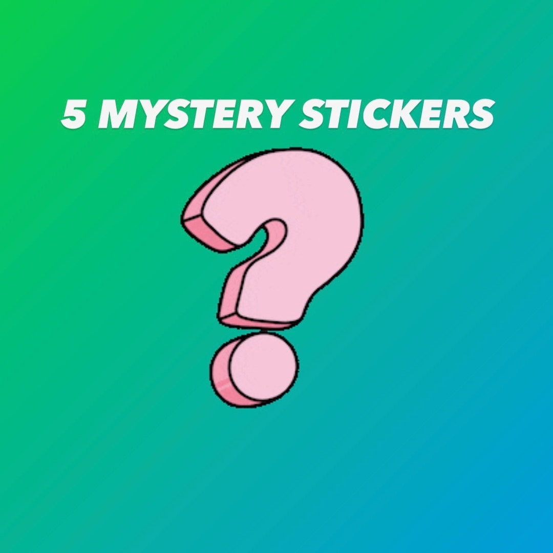 5 Mystery Sticker Pack - Etsy