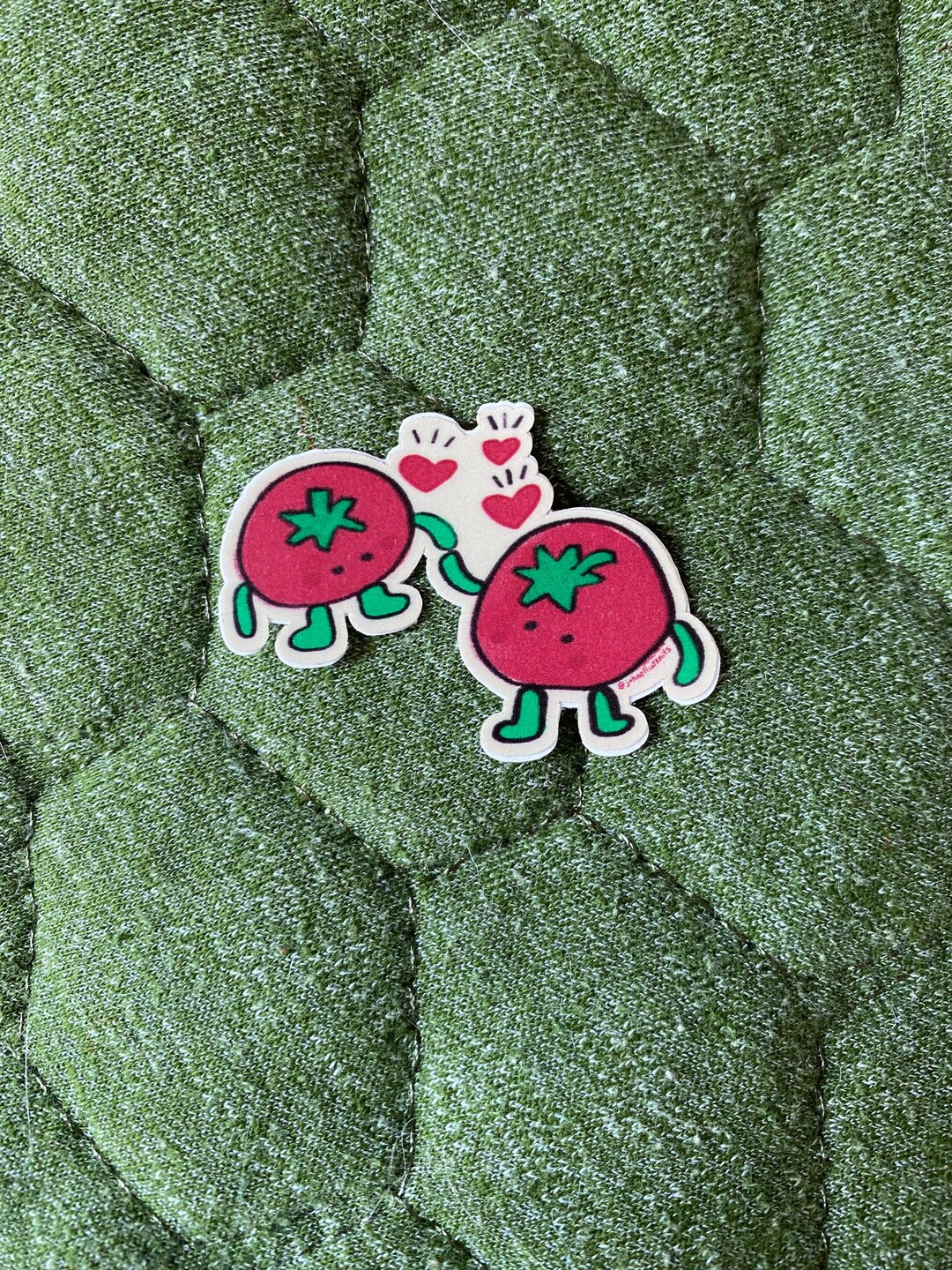 Tomatoes in Love Sticker - Etsy
