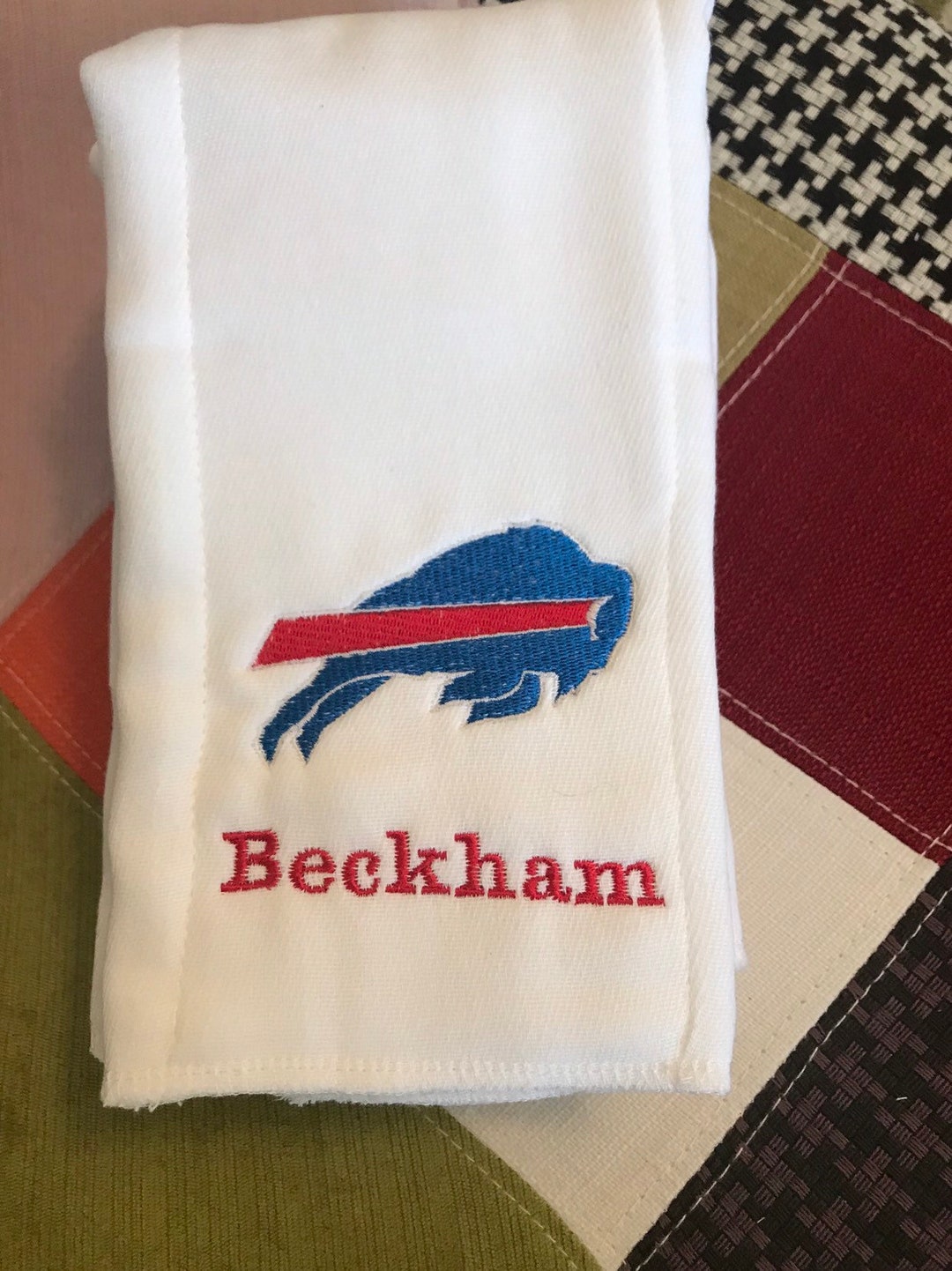 Personalized Embroidered Burp Cloth Monogrammed - Etsy