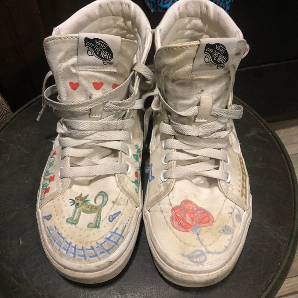 Hand Painted Vans - Etsy