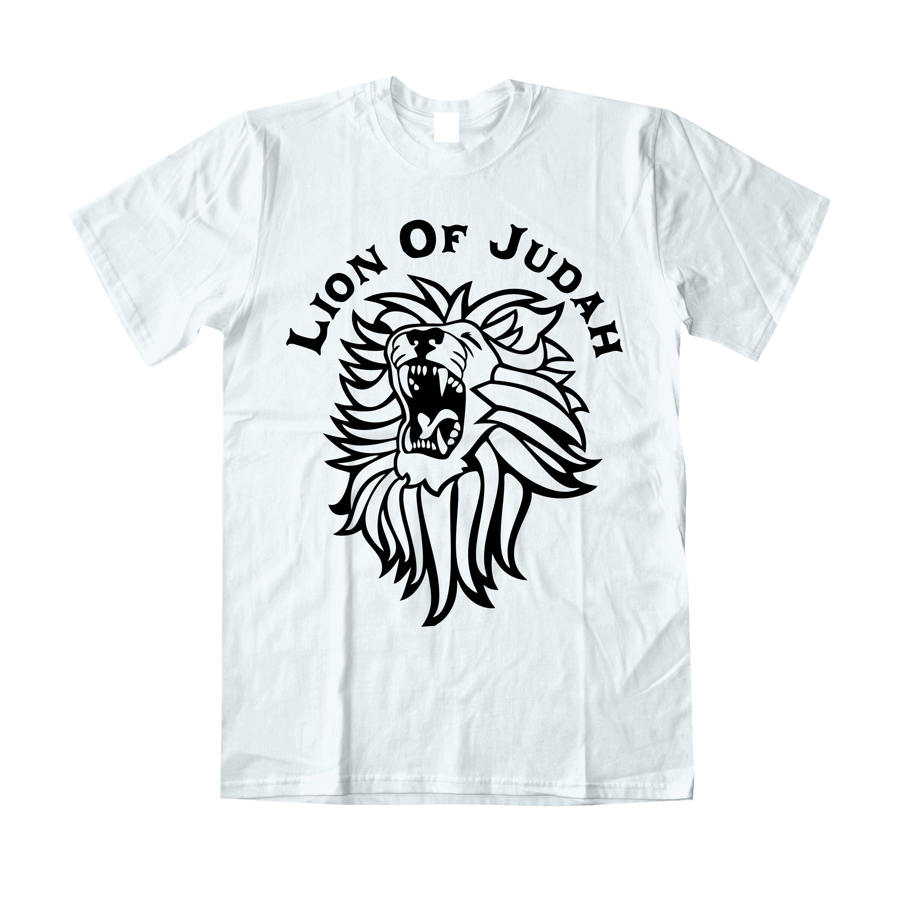 Lion of Judah White T-shirt Hebrew Roots Movement Yahweh Elohim Yahshua ...