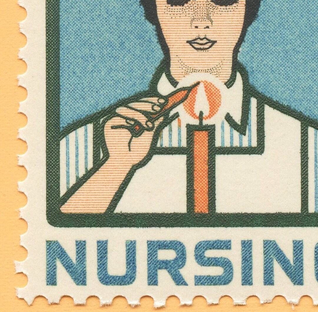 Nursing 1961 4c Stamp Museum-quality Print 11 X 14 In - Etsy