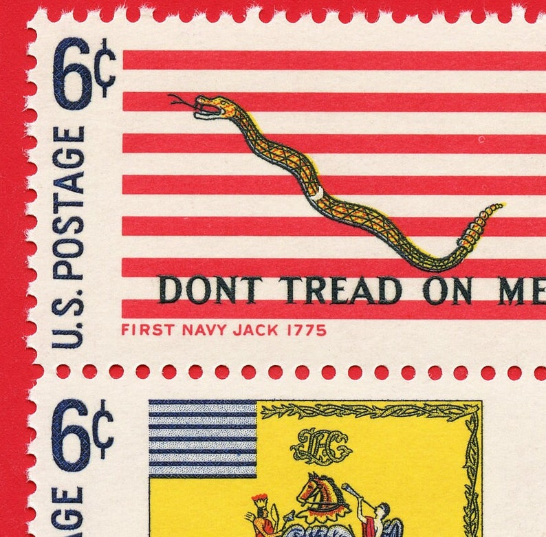 Historic US Flags Stamp Art Print: American History Wall Decor - Etsy