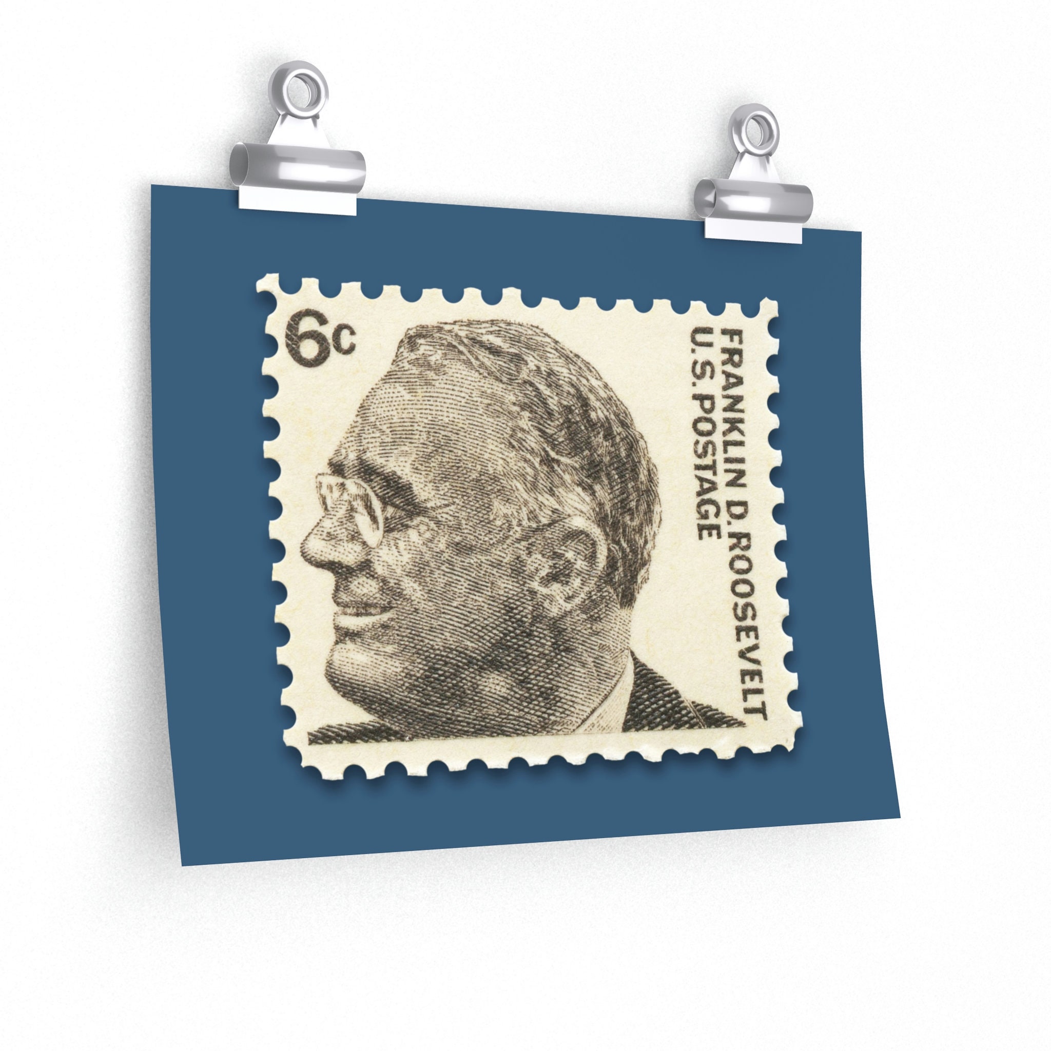 Franklin D. Roosevelt Print, Roosevelt Poster, Vintage Roosevelt Print ...