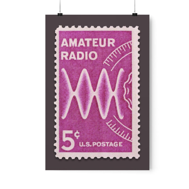 Amateur Radio 5c Stamp 1964 Museum-quality Print - Etsy