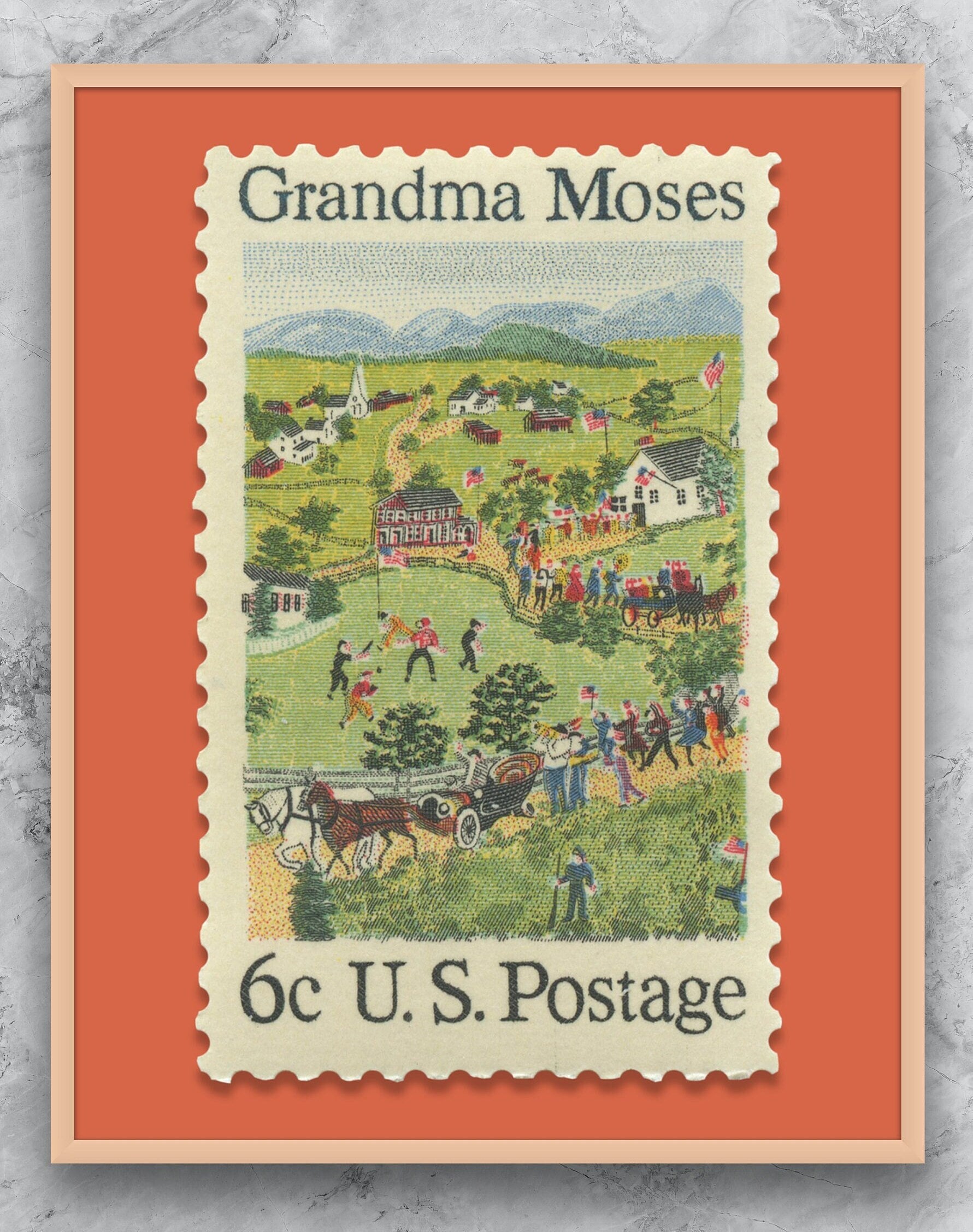 Grandma Moses Print, Grandma Moses Poster, Anna Mary Robertson Moses ...
