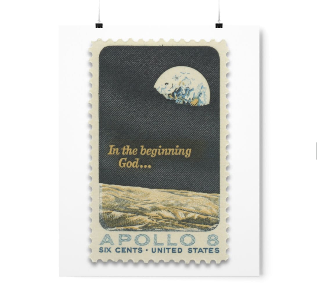 Apollo 8 Moon Orbit Print, Apollo 8 Poster, Apollo 8 Print, Earthrise ...