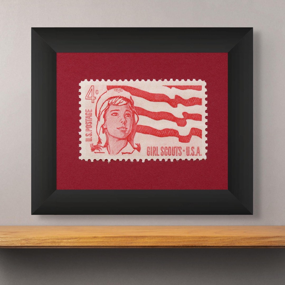 Girl Scouts Print, Girl Scouts Art, Vintage Girl Scouts Print, Girl ...