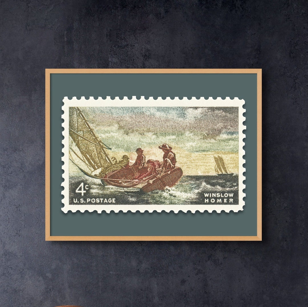Winslow Homer Print, Winslow Homer Painting, Winslow Homer Poster, 1962 ...