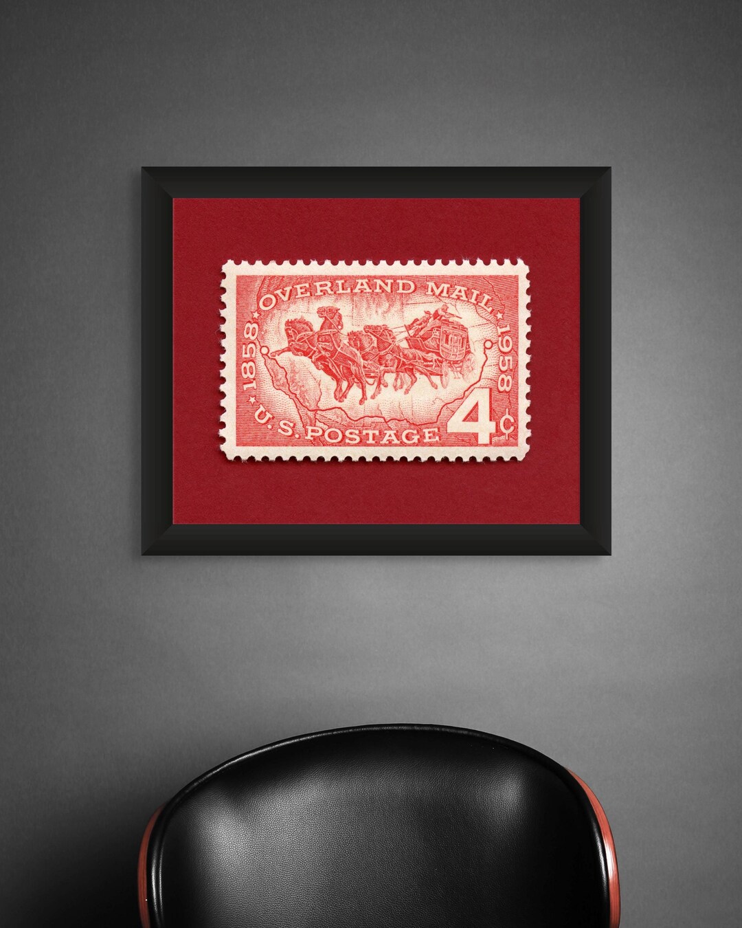 Overland Mail Print, Pony Express Print, Overland Mail Art Print ...