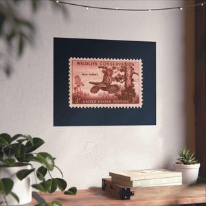 Wild Turkey Wildlife Conservation Print, Wild Turkey Poster, Wild ...